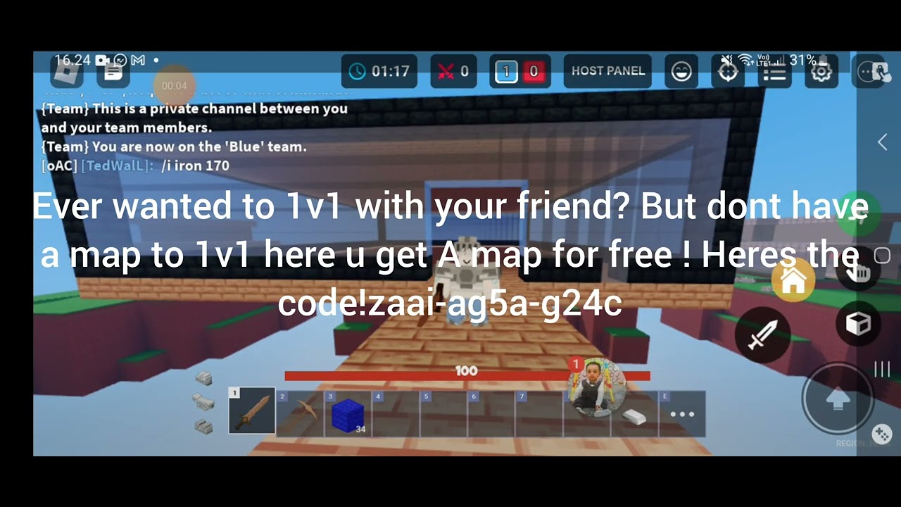 free Match code! for 1V1S - YouTube