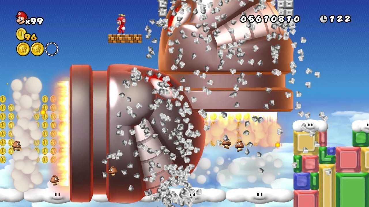 OMEGA [#30] 9 WORLD #2 New Super Mario Bros. wii HACK - YouTube