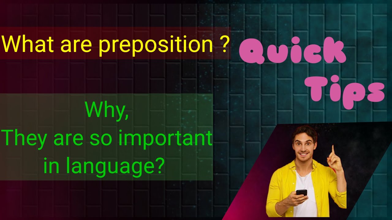 What is Preposition ? Why are they so in language 🙁🙁 - YouTube