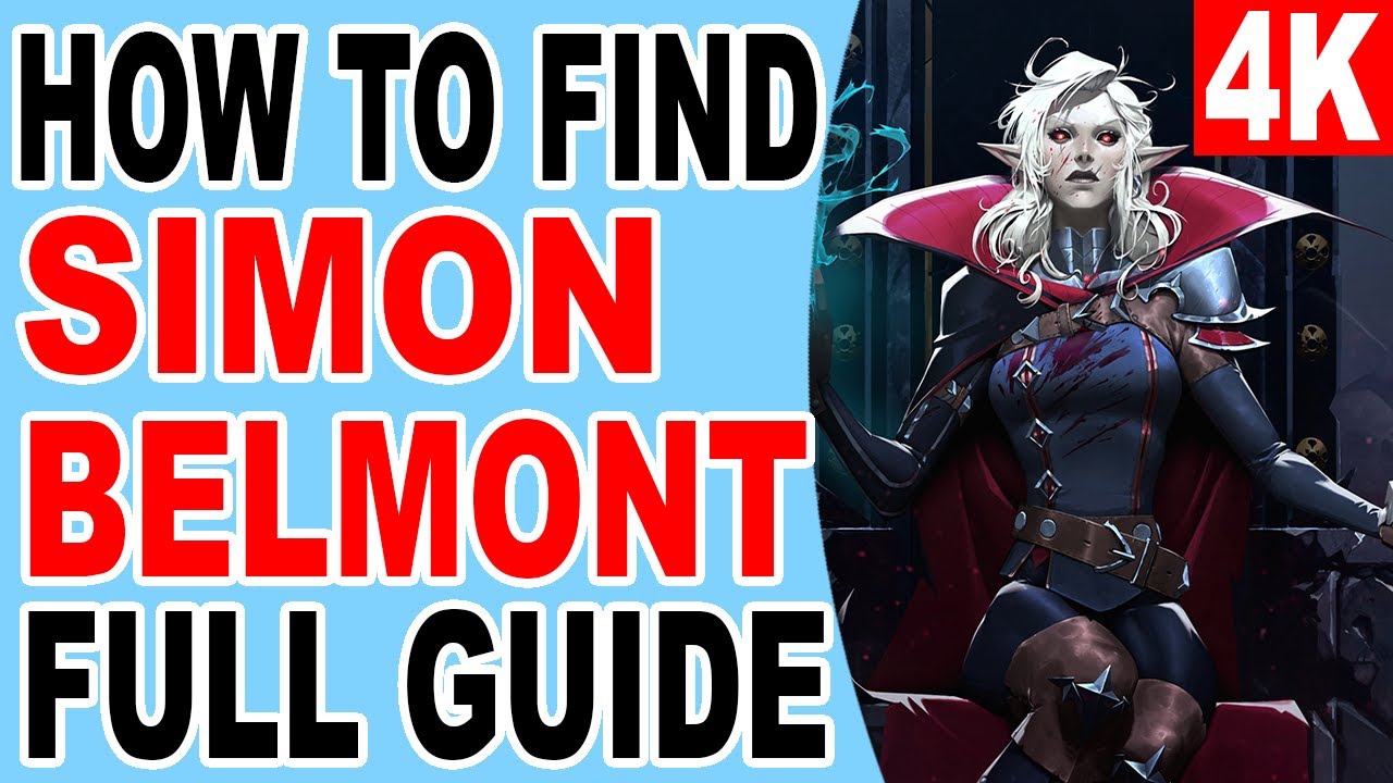 V Rising How to Find Simon Belmont The Vampire Hunter, Sanguine Whip Location - YouTube