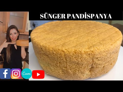 Rekor Denenen En Yumuşak SÜNGER PANDİSPANYA - Bu Tariften Daha Yumuşak Pandispanya Yok-Pasta Keki