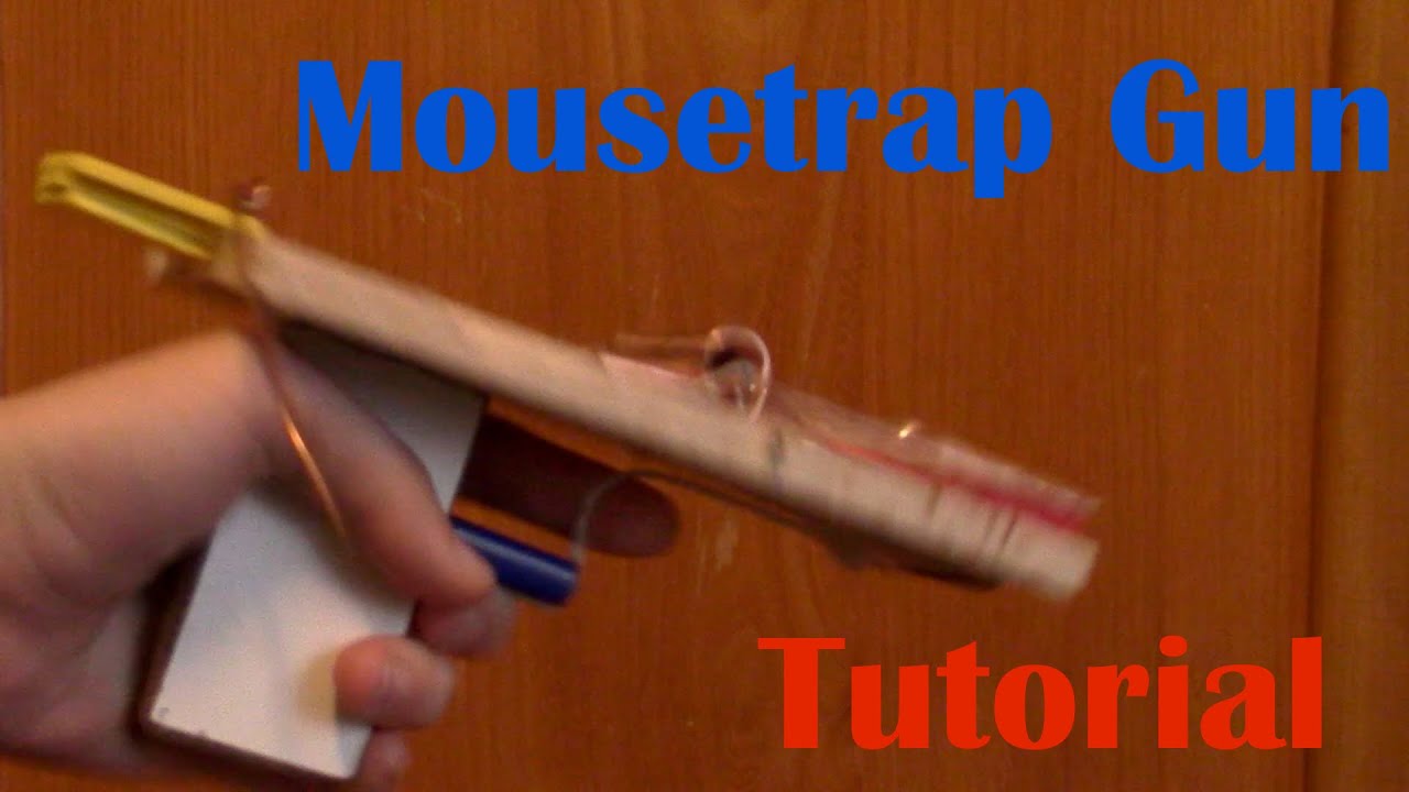 How to Make a Powerful Mousetrap Gun (rattrap gun) - YouTube