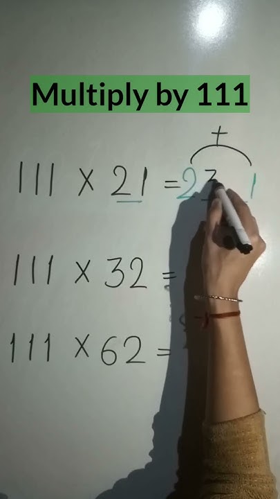 Multiplication by 111 | Maths Shortcut Trick | Solution in 2 seconds | Solution4u | - YouTube