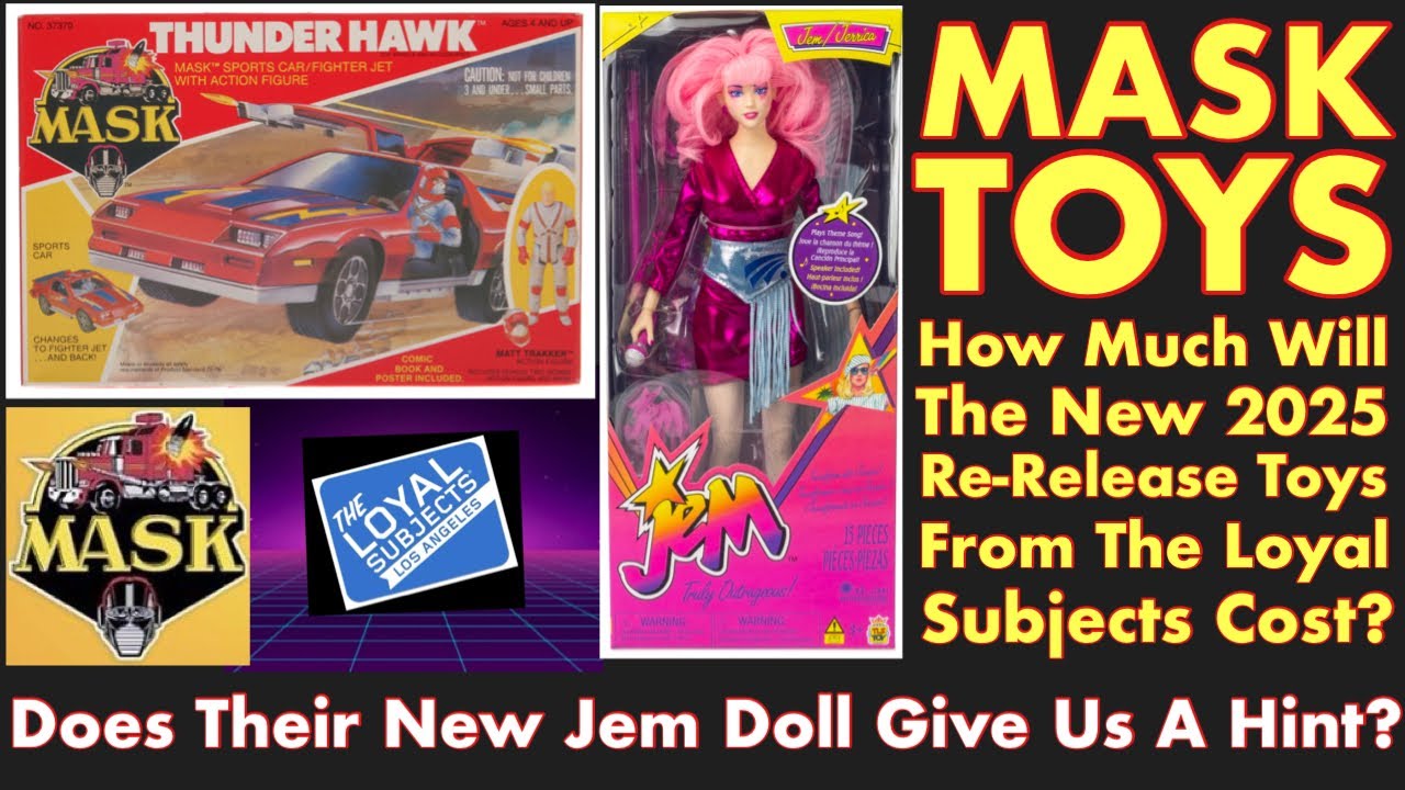 M.A.S.K. TOYS - How Much Will The New 2025 Re-Release Toys From The ...