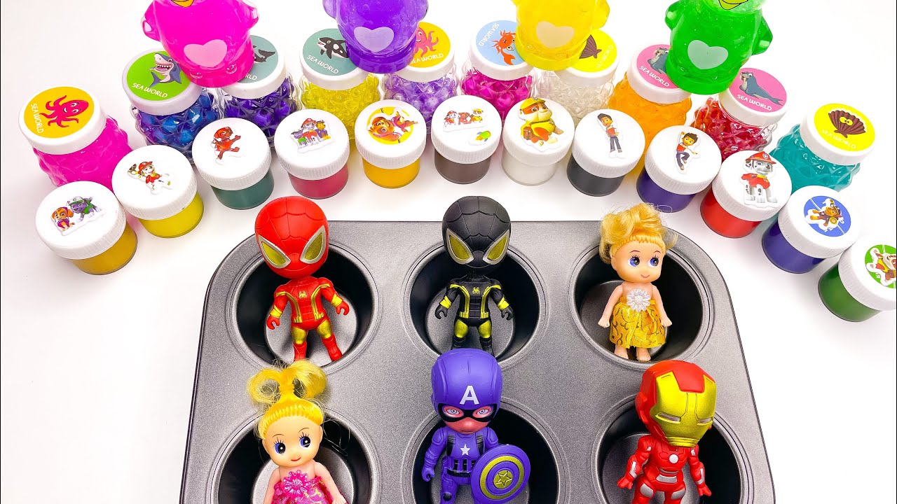 Satisfying video l How to make heroes and princesses from magic eggs ...