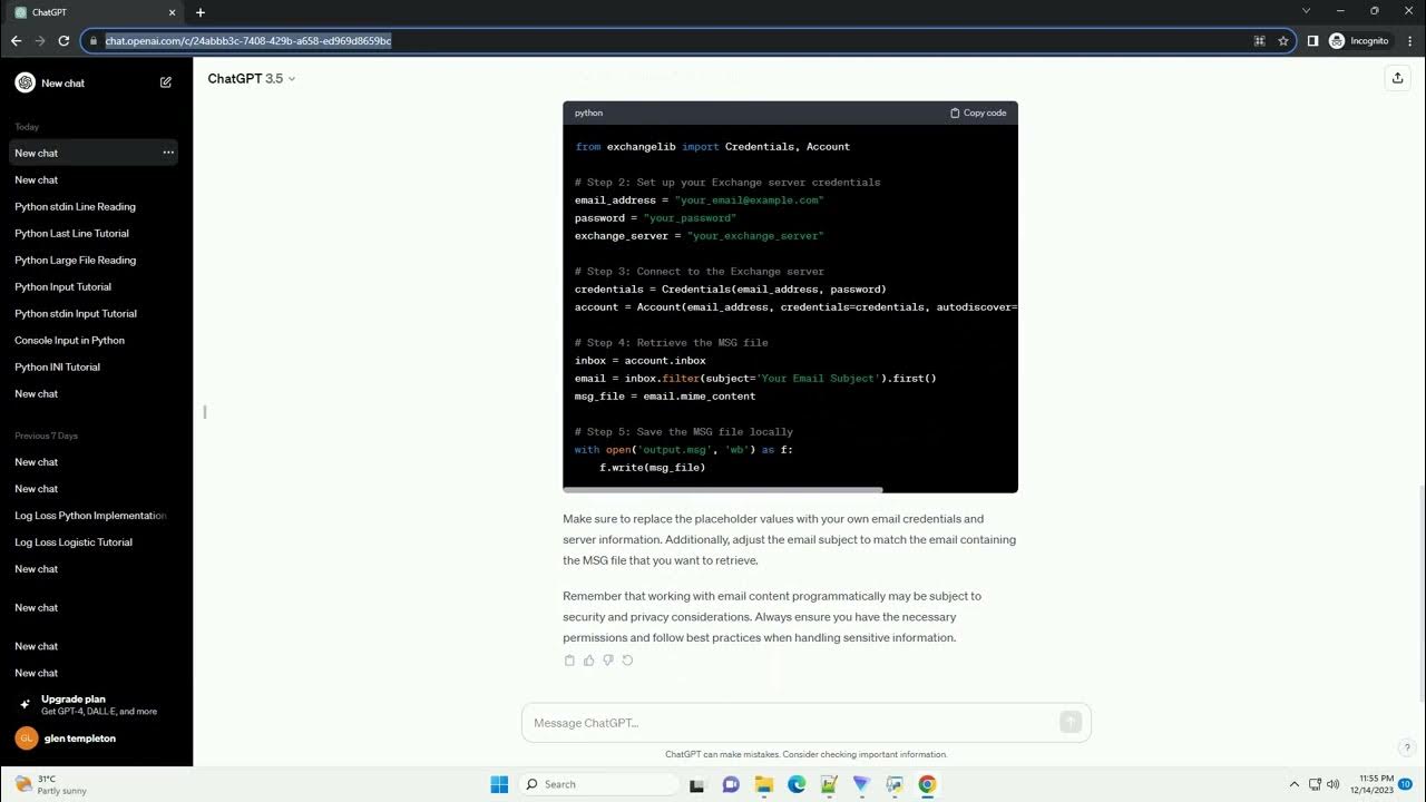 python read msg file - YouTube