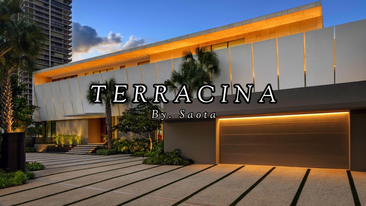 Modern house design located on a pie-shaped features spectacular views ...