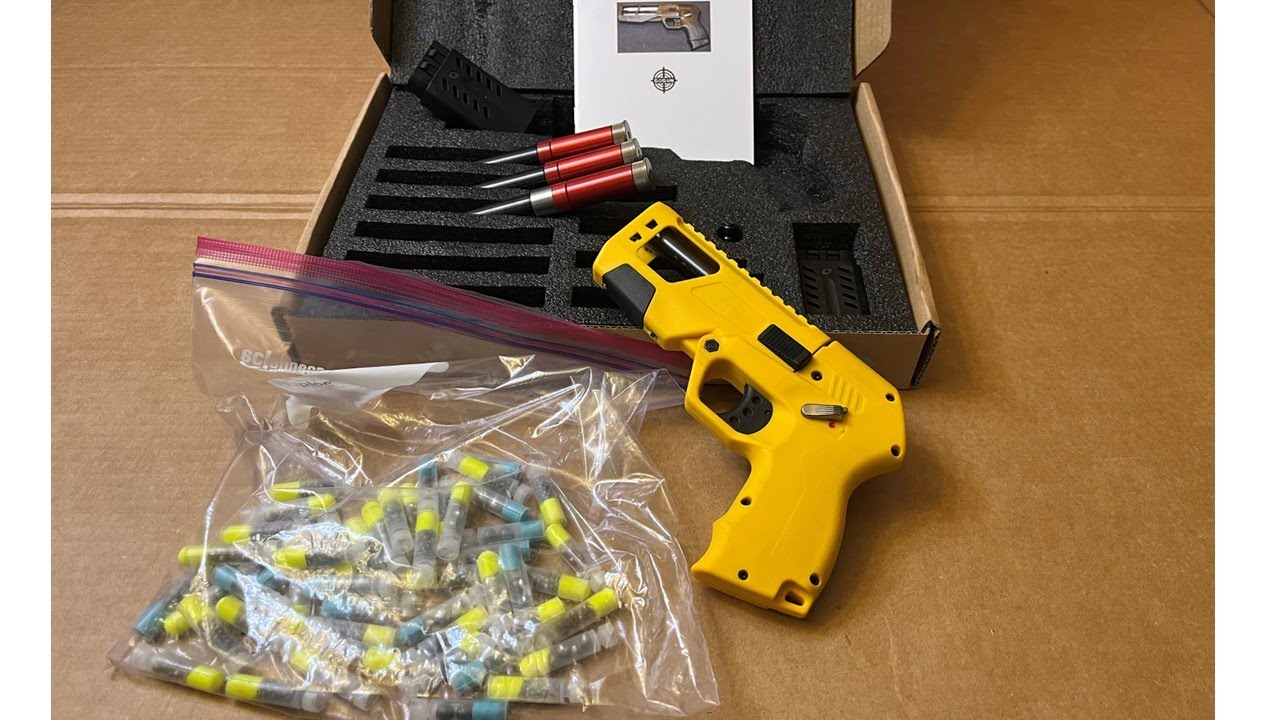 8:00pm Element air-rifle, M-50 air-pistol and Zeus air-shotgun sale by ...