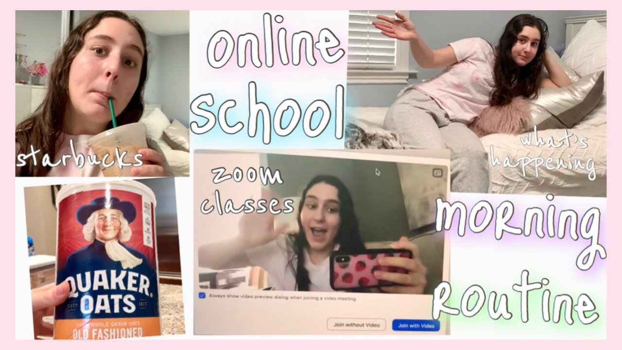 my school morning routine! *senior year (online classes) fall 2020 ...
