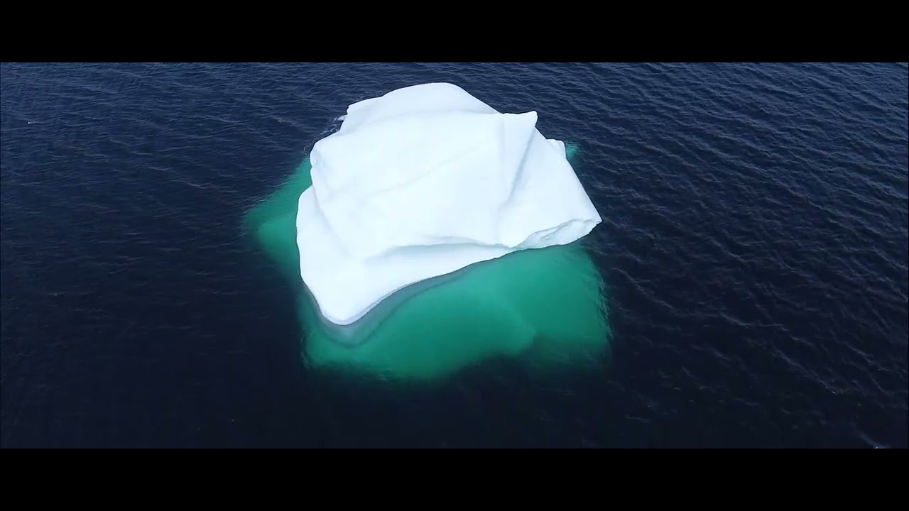 Diving Iceberg at Open Hall, Newfoundland - YouTube