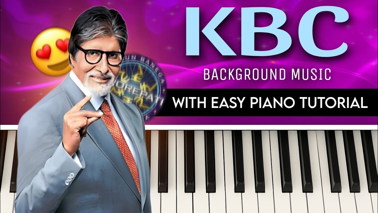 KBC Background Music Piano Tutorial in 1 Minute | Easy & Fast Learning ...