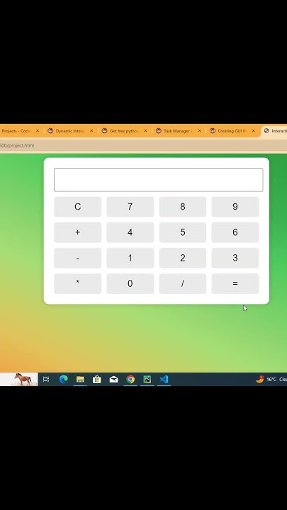 Calculator In Html Csss Coding Code Htmlcss Tech Cssdiner Youtube
