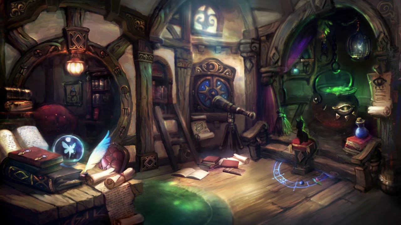 Halloween Fantasy Music - Inside the witch's house - YouTube