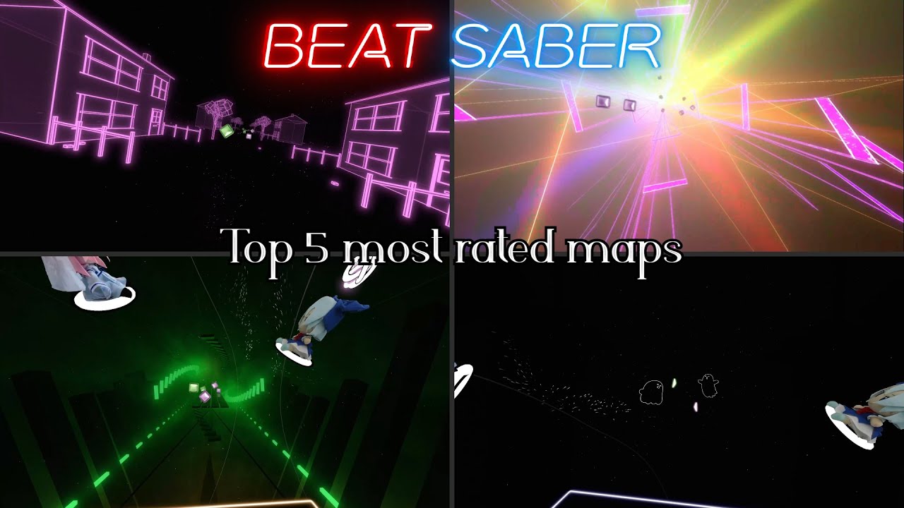 I played and rated the TOP 5 most RATED maps in BEAT SABER - YouTube