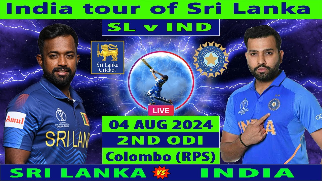 Sri Lanka vs India | SL vs IND | 2nd ODI of India Tour of Sri Lanka ...