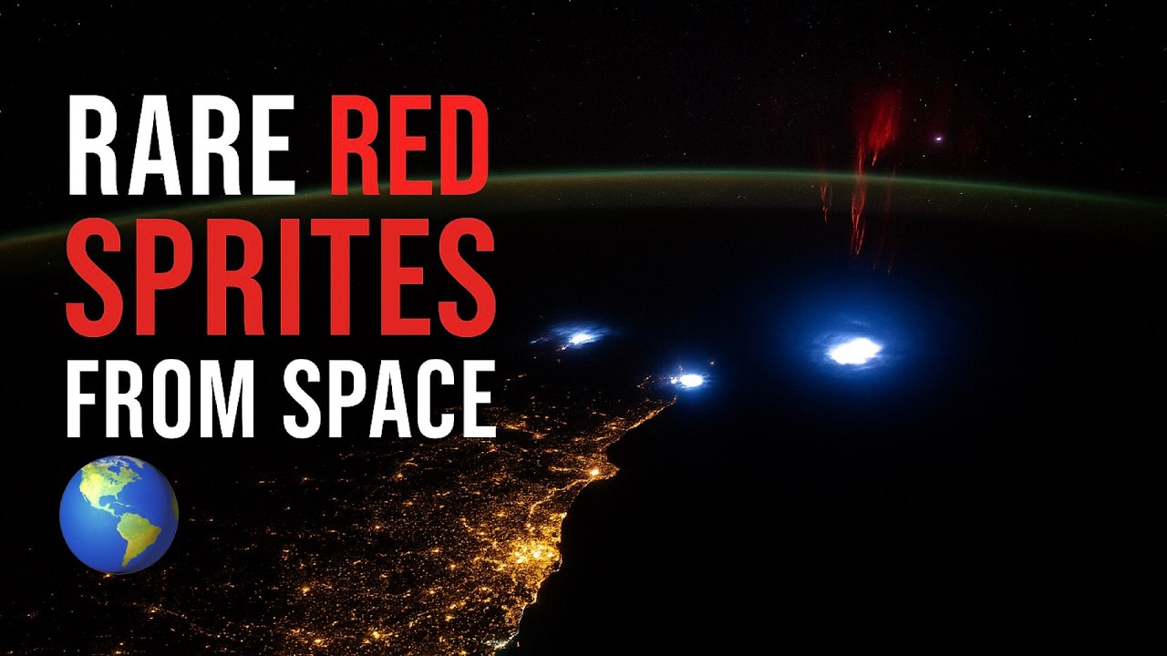 Rare Red Sprites Captured from Space | You’ve Never Seen Lightning Like ...
