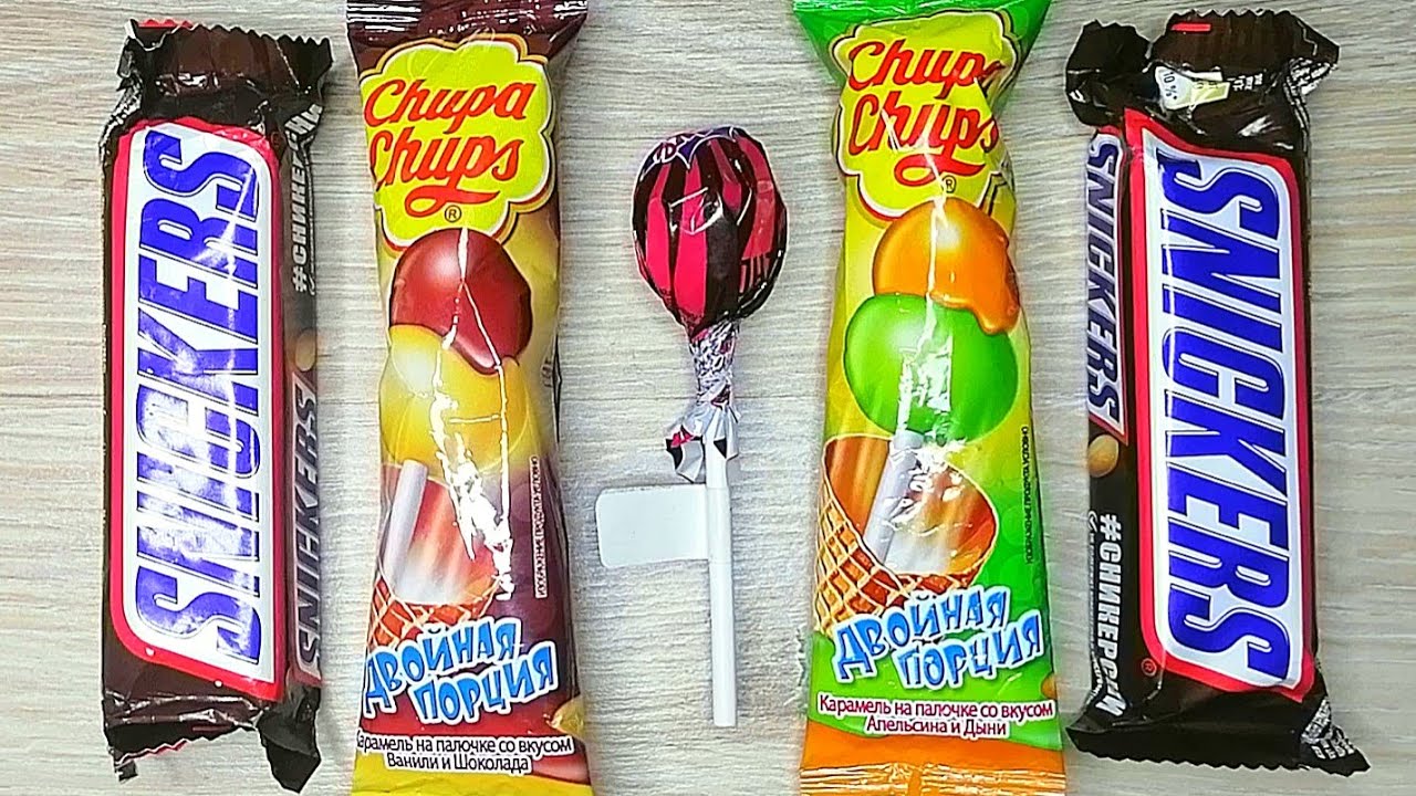 Sweet Double Lollipops and Delicious Chocolate Bars Unpacking | Yummy ...