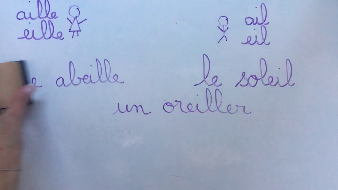Jeudi 11 juin dictée de mots en ail/eil - YouTube
