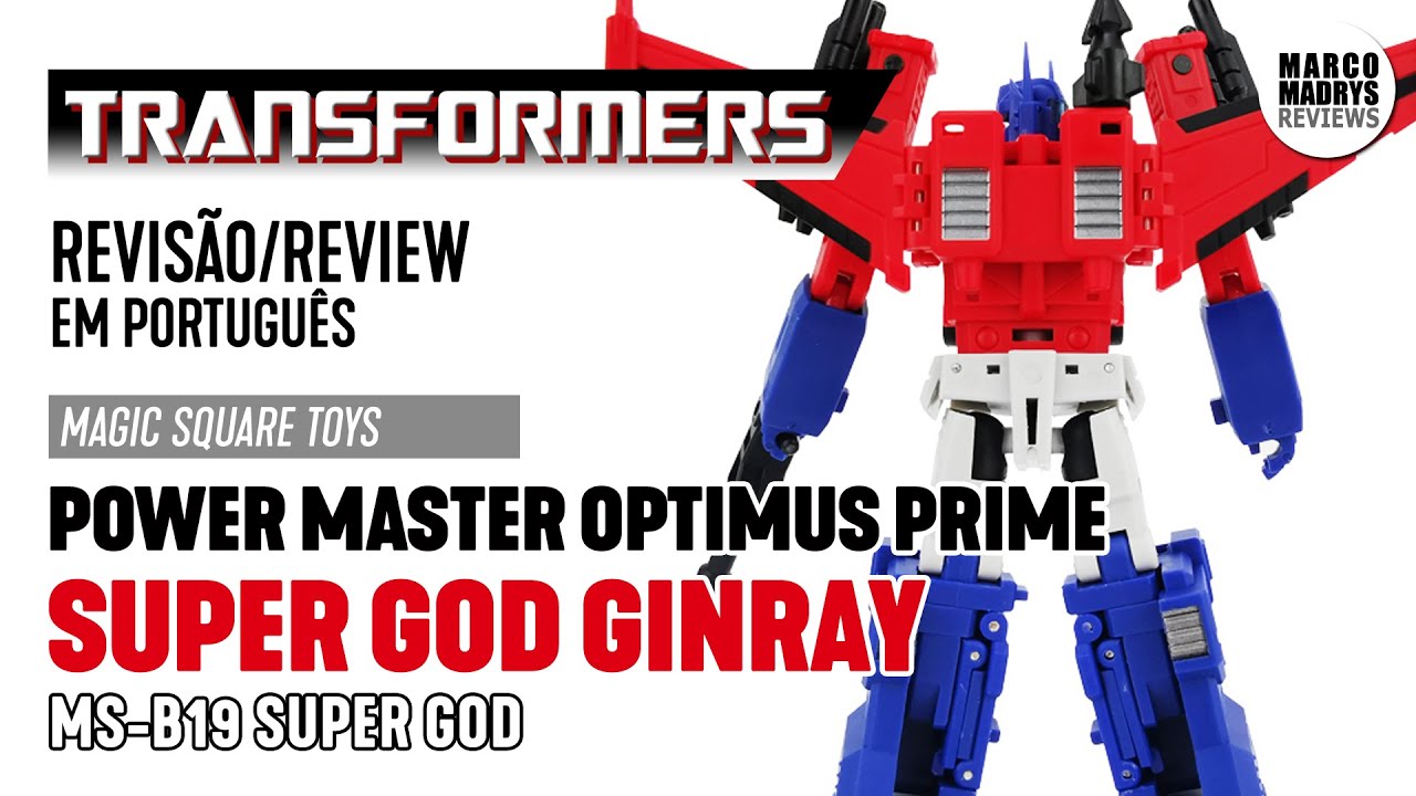 Revisão Transformers God Ginray Magic Square Toys Legends toy review MS ...