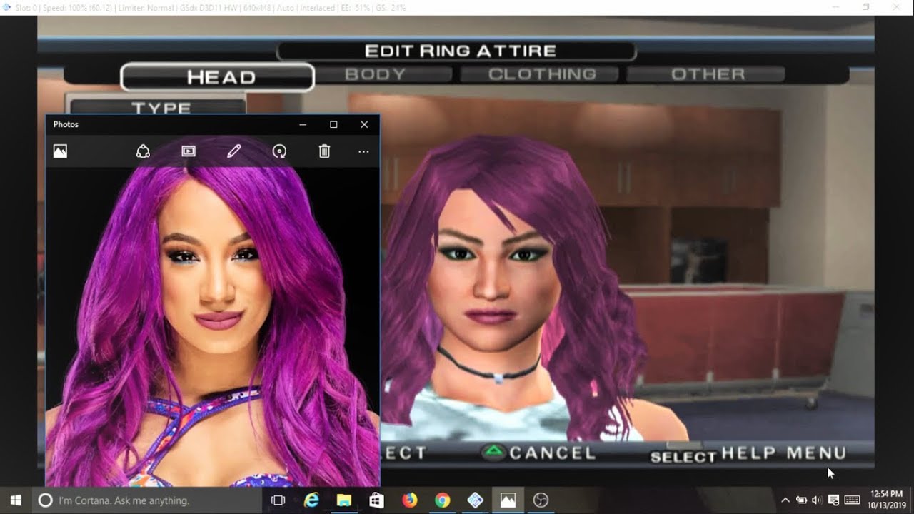 WWE SVR 2011 (HD) - How I paint Sasha Banks - Create A Diva - YouTube