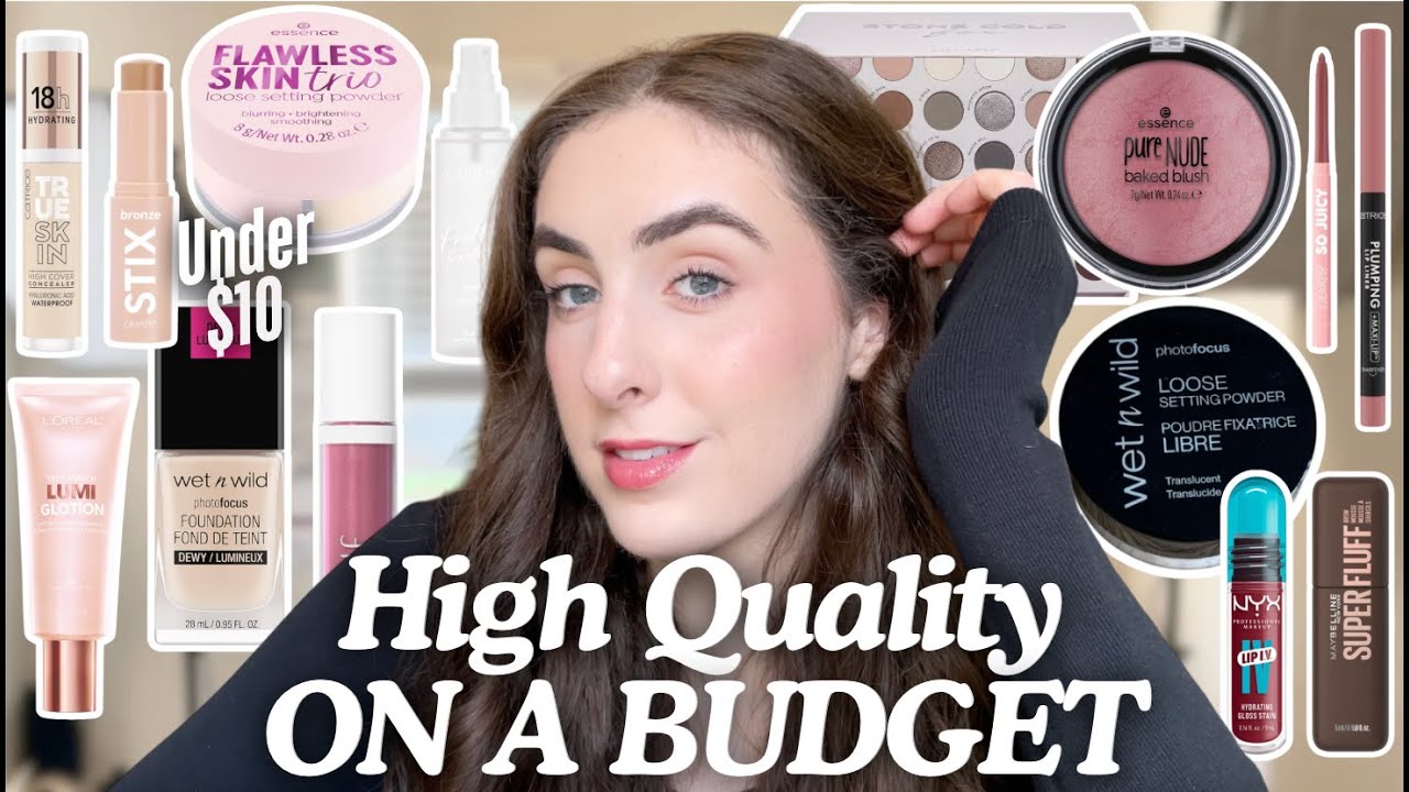 HIGH QUALITY MAKEUP ON A BUDGET | DRUGSTORE MAKEUP so GOOD you won't ...
