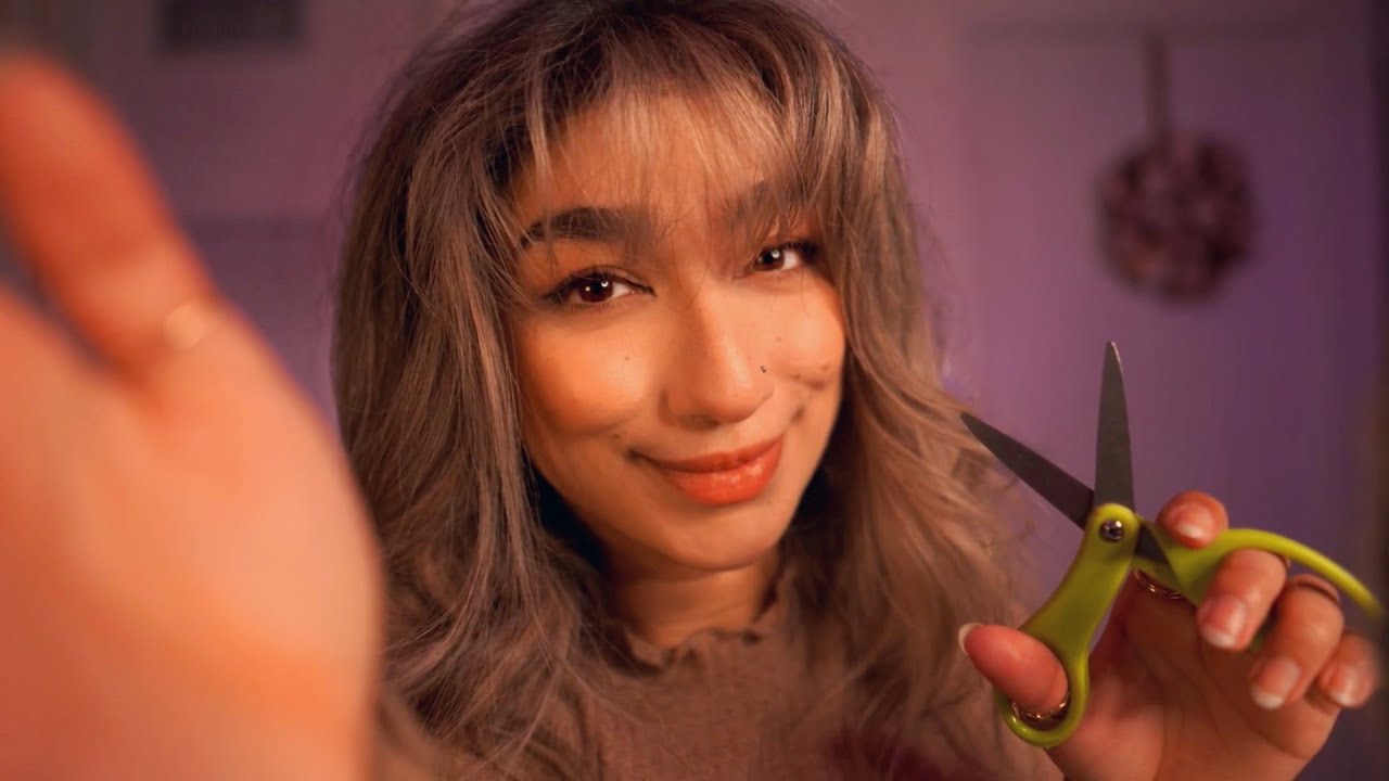 ASMR • that ONE friend that makes you feel really good 💗 (plucking ...