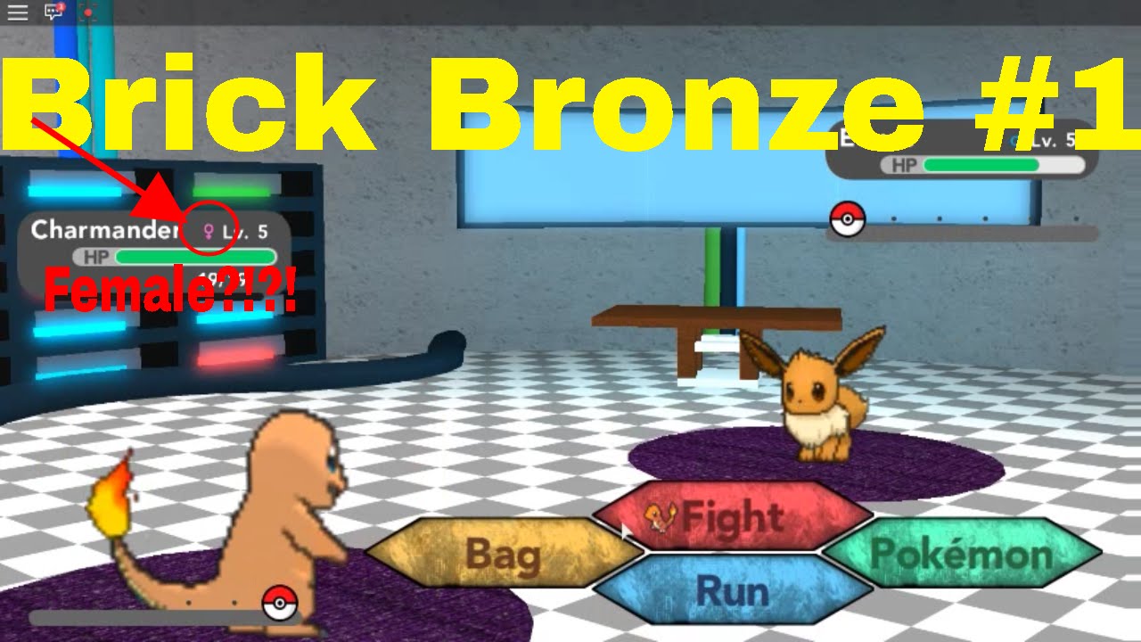 A Female Starter?!?!?!? | Pokemon Brick Bronze - Roblox #1 - YouTube