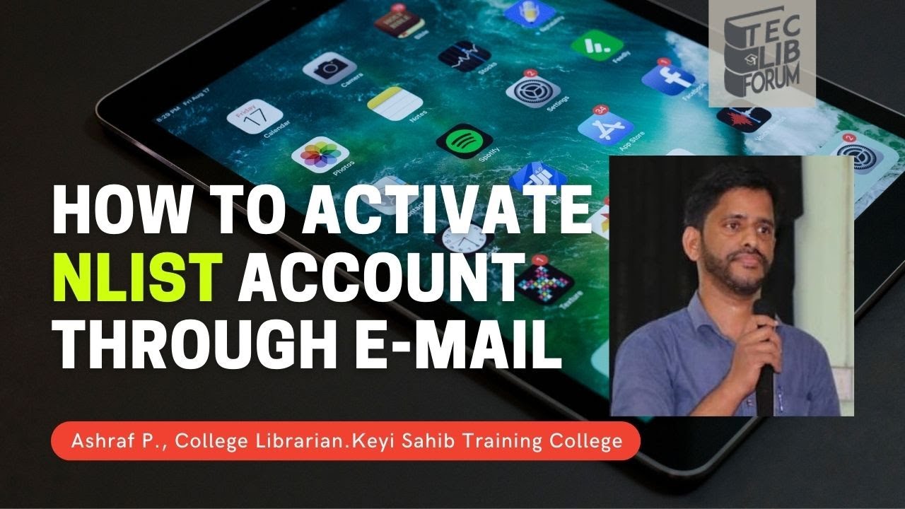 Nlist activation through Email - YouTube