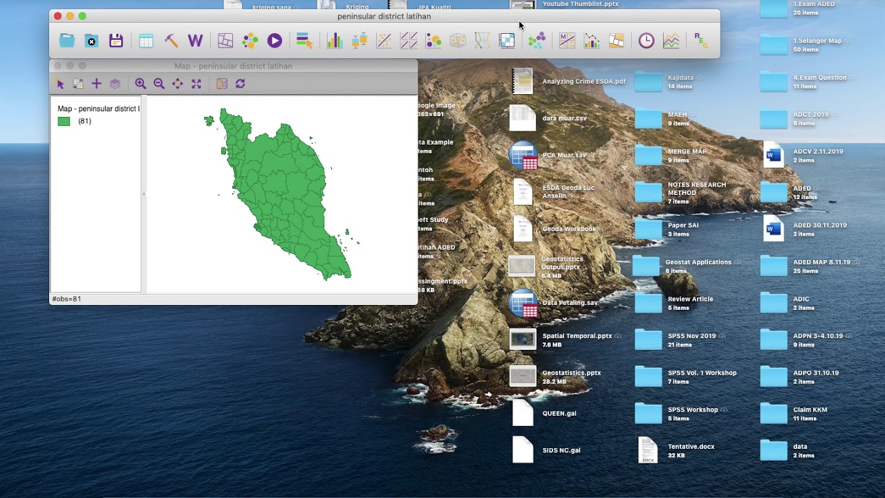 Guna Principal Component Analysis faktor analisis dalam Cluster Geoda ...