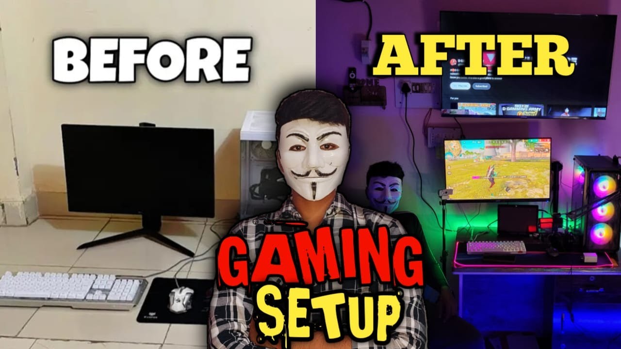 MY FIRST GAMING SETUP🖥 - YouTube