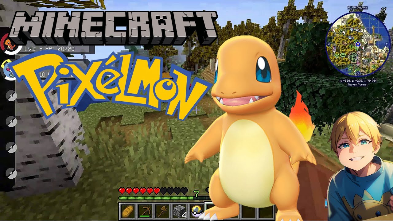 I CAN FINALLY EQUIP MY CHARMANDER in Minecraft Pixelmon! #minecraft # ...