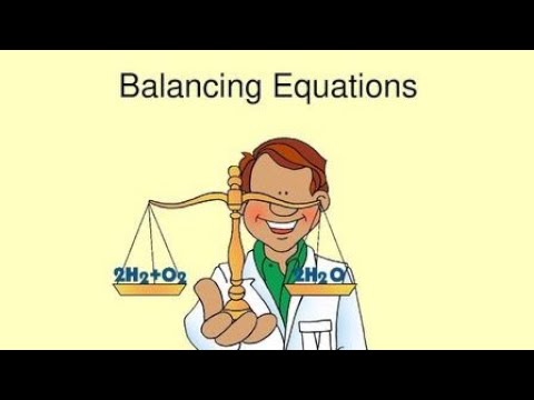BALANCING CHEMICAL EQUATIONS (ICSE) SUBJECT: CHEMISTRY - YouTube