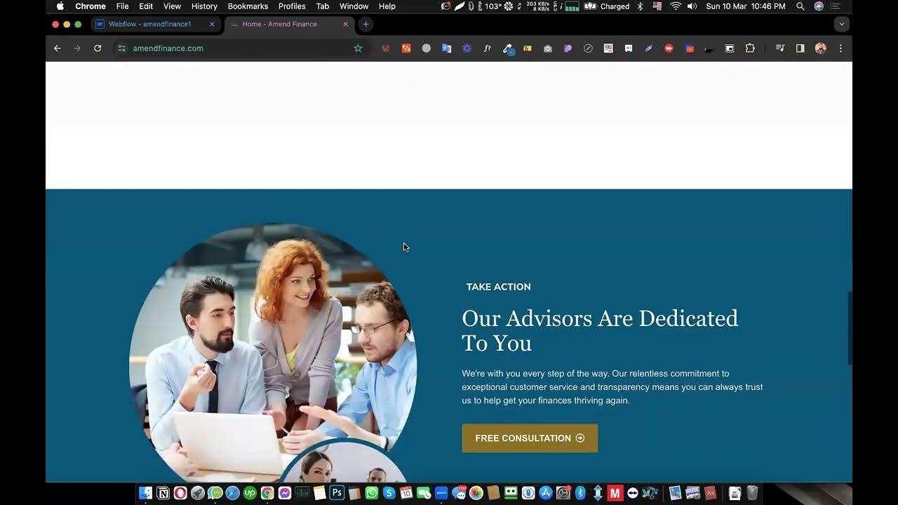 Landing page design using webflow || Alamgir H kobir - YouTube