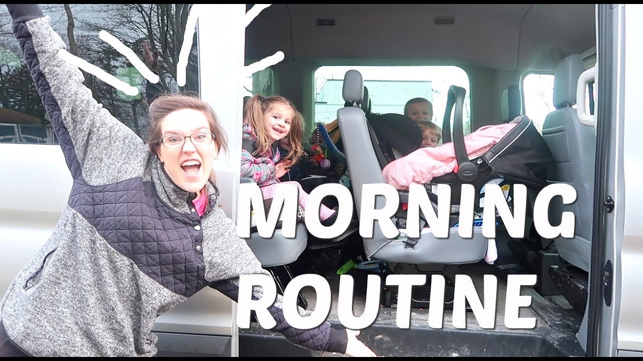 MORNING ROUTINE WITH 6 KIDS 5 AND UNDER - YouTube