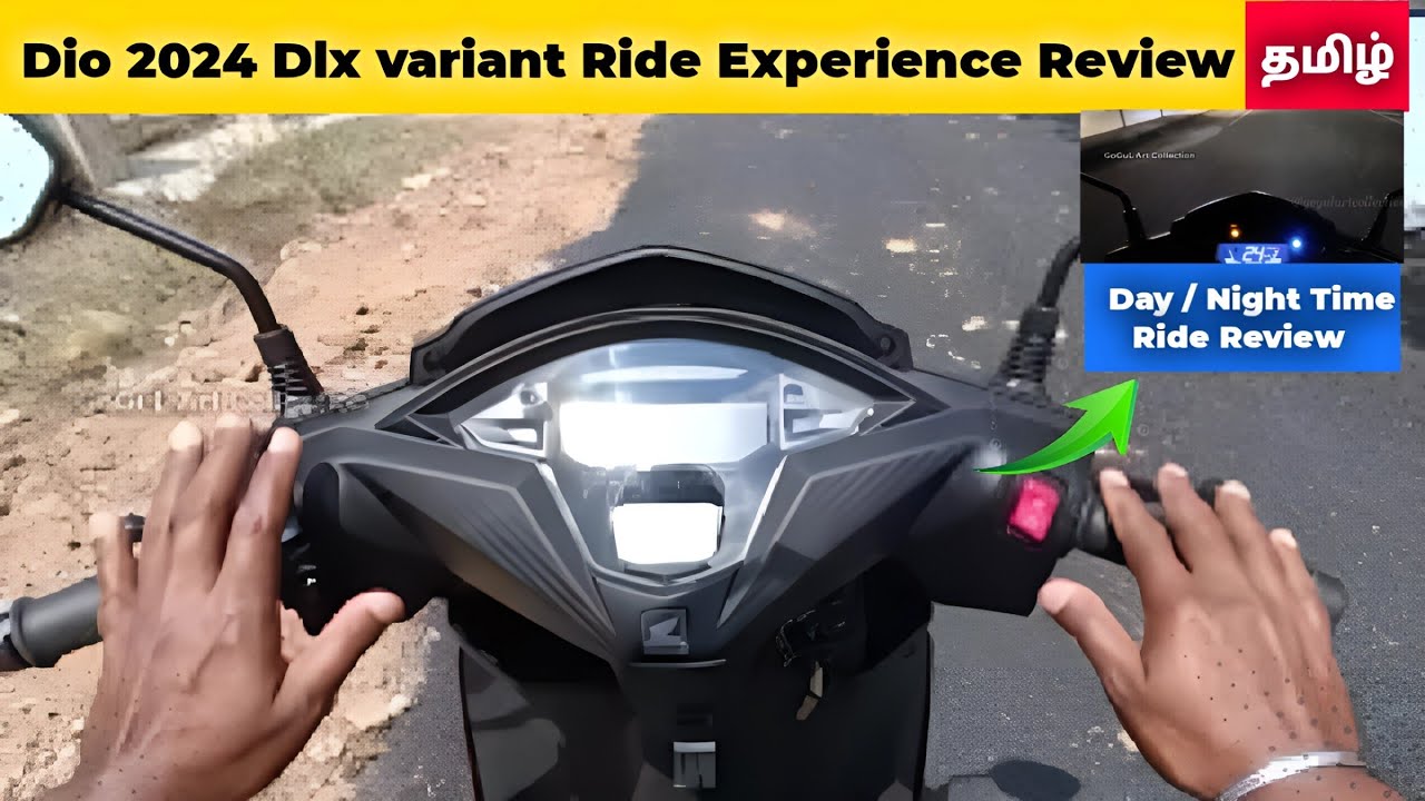 Dio 2024 Model Dlx variant Complete Night|Day Time Ride Review Tamil ...
