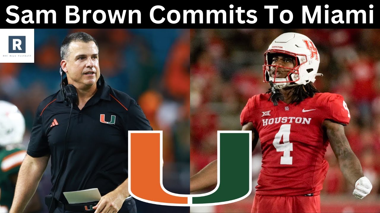 Sam Brown Commits To Miami Miami Hurricanes Transfer Portal News Youtube