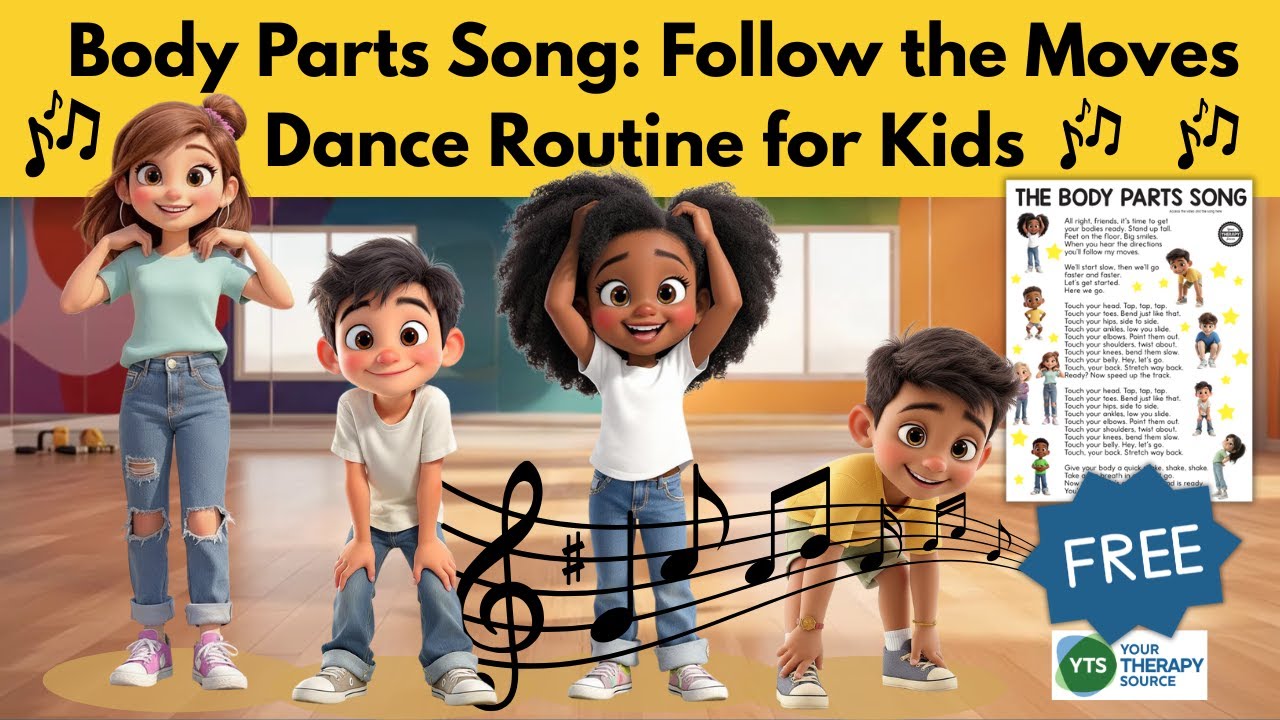 The Body Parts Song Follow the Moves Dance Routine - YouTube