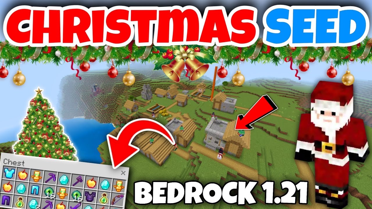 (CHRISTMAS SEED) Minecraft 1.21 Seeds Bedrock Edition | Minecraft seeds ...