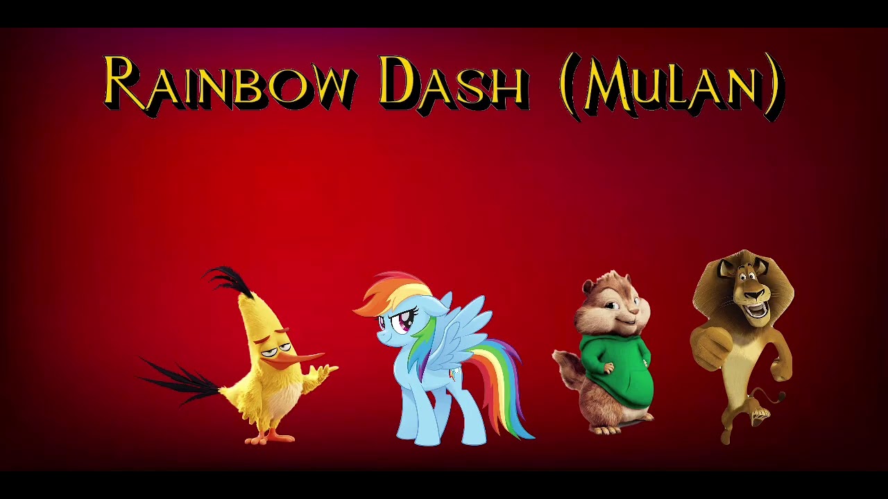 Rainbow Dash (Mulan) Movie Poster #8 - YouTube