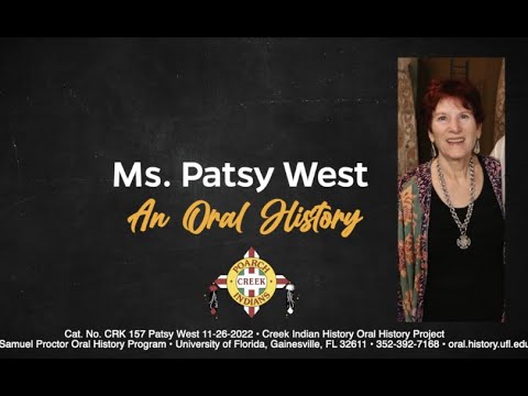 An Oral History With Ms. Patsy West, Gainesville, Florida, November 26 ...