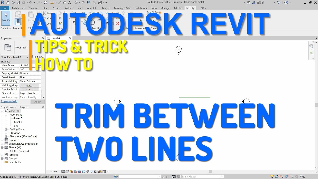 Autodesk Revit How To Trim Between Two Lines YouTube autodesk-revit-how-to-trim-between-two-lines-youtube