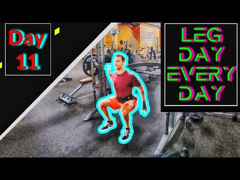 1 Handed Squats - Day 11 - YouTube