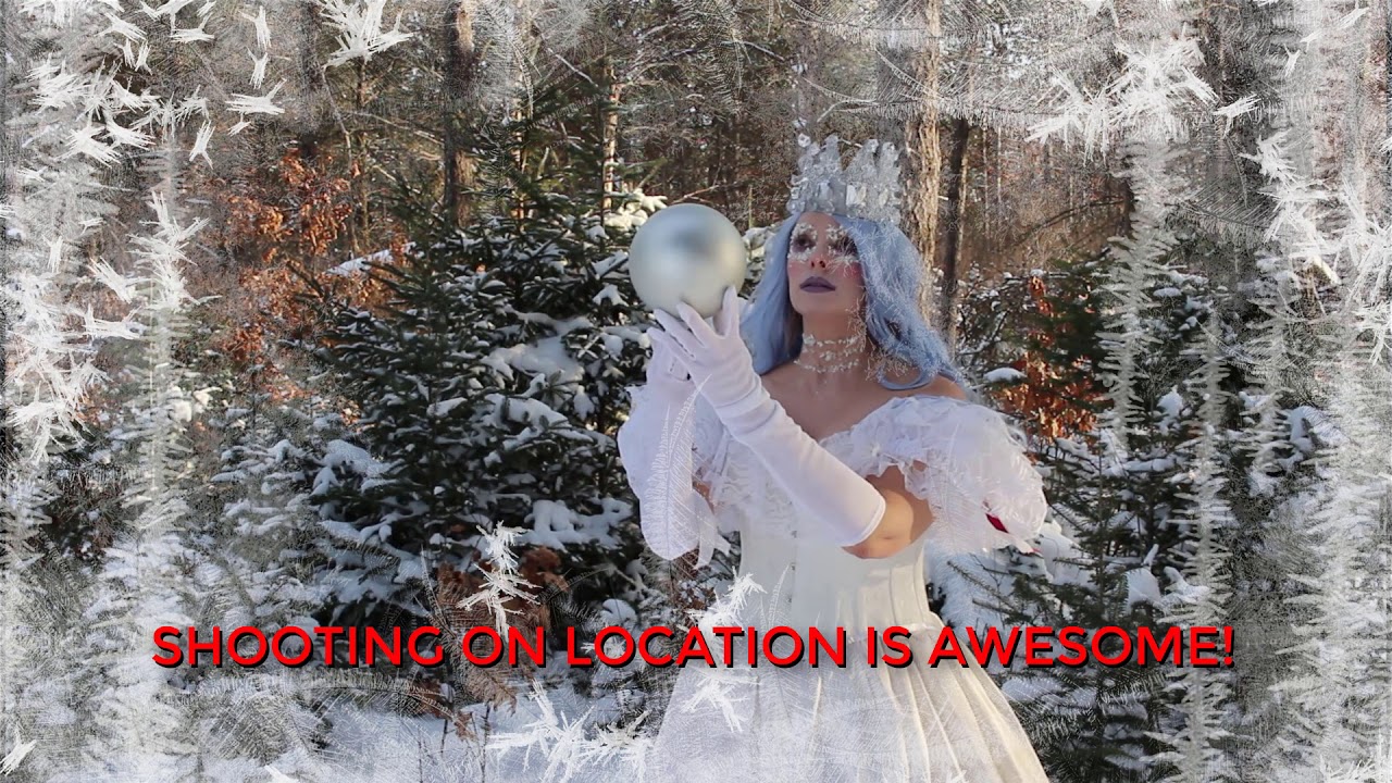 ICE PRINCESS PHOTOSHOOT ON LOCATION - YouTube