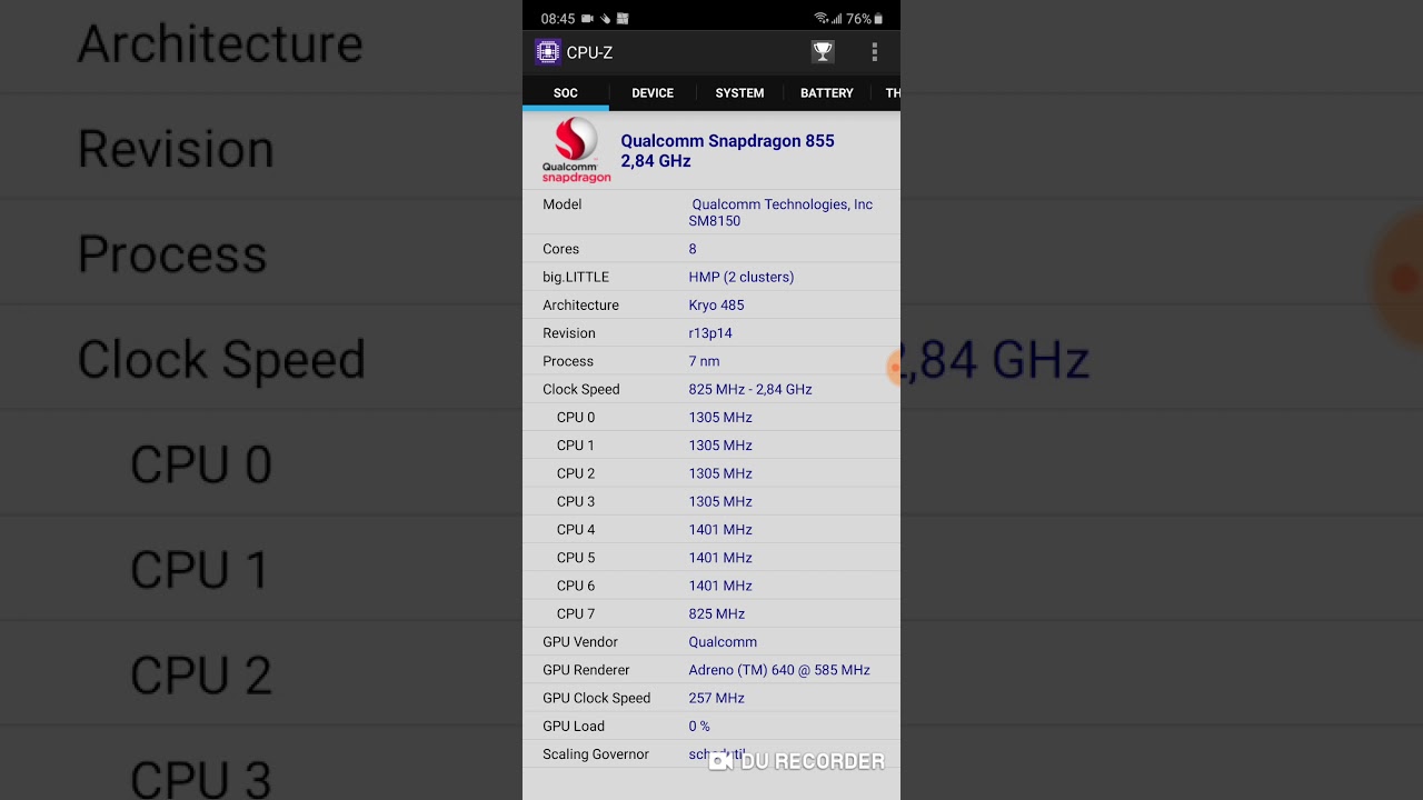 CPU-Z Galaxy Note 10 Plus !!!!! - YouTube