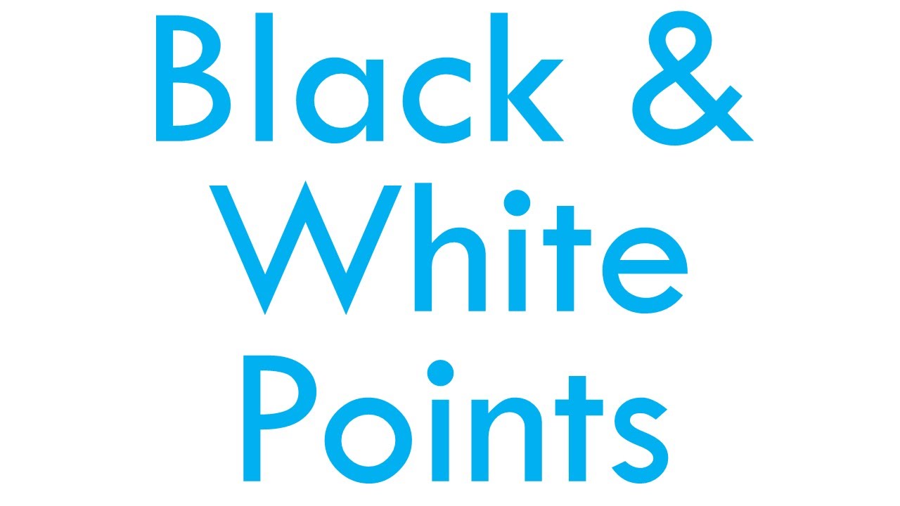 Our #1 Photo Editing Tip: Black & White Points - YouTube