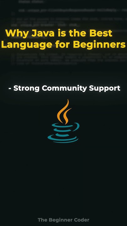 Why Java is the Best Programming Language for Beginners | Quick Java Facts! - YouTube