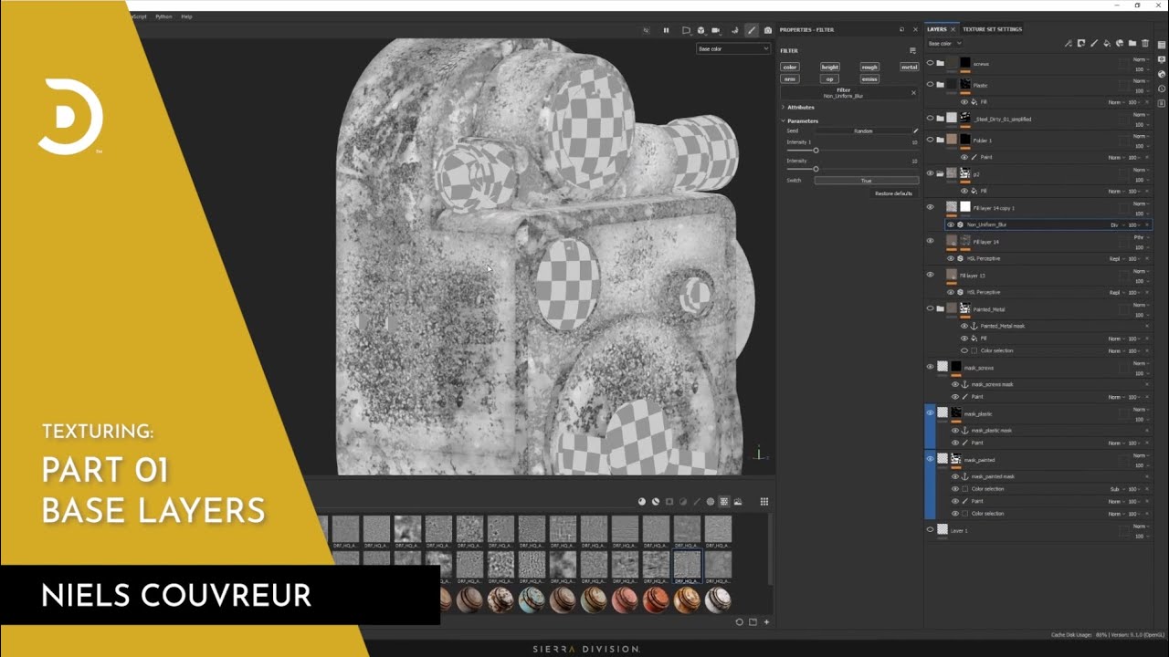 TEXTURING: Base Layers PT. 1 - YouTube