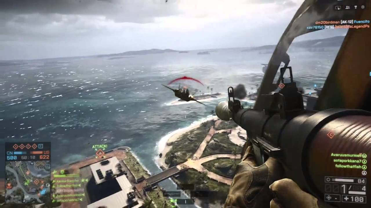 BF4: RPG is an air-to-air [PS4] - YouTube