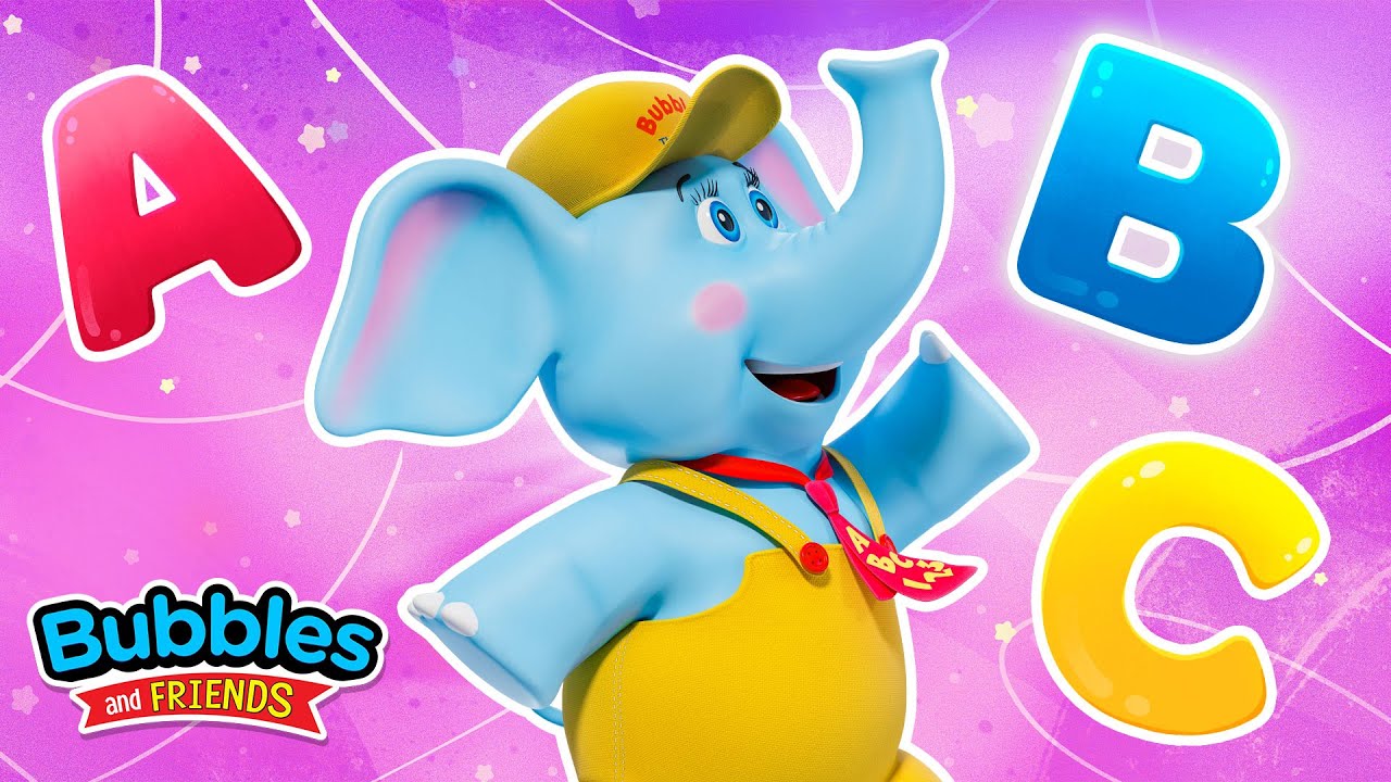 Learn the Alphabet A to Z! Letter Recognition for Kids with Bubbles and Friends - YouTube