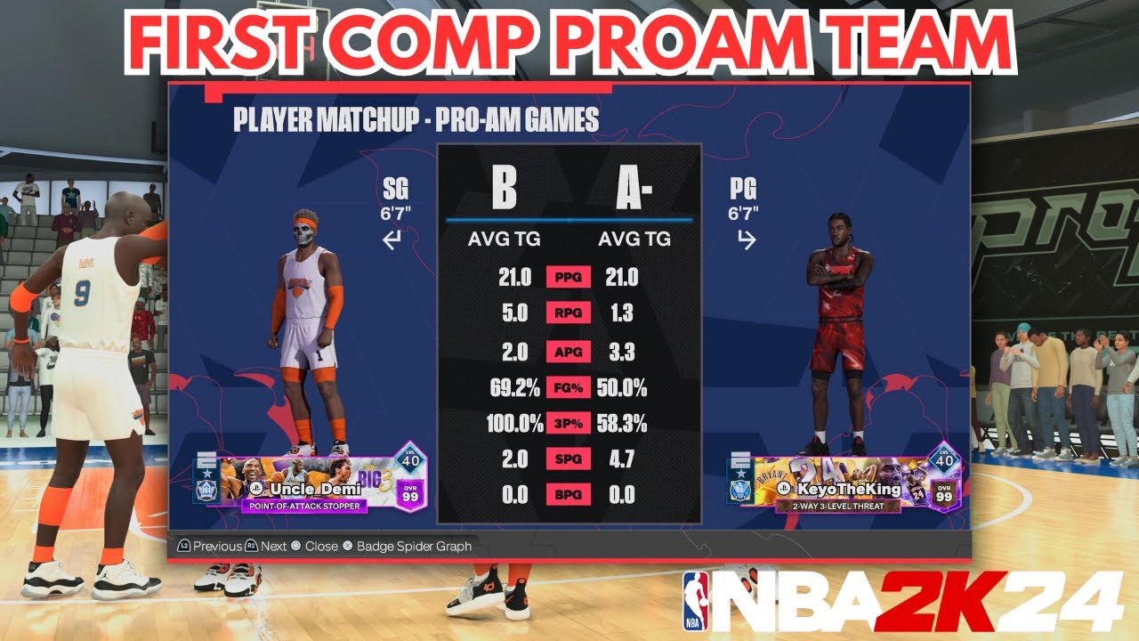 Rookie to MVP: My First NBA 2K24 Pro-Am Showdown! - YouTube